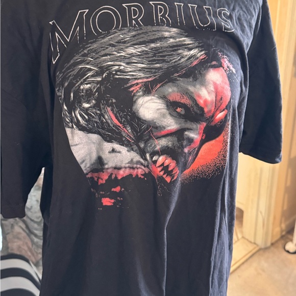 Marvel | Tops | Marvel Morbius Black And Red Short Sleeve Tee | Poshmark